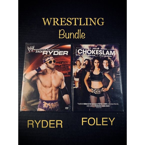 WWE | Media | Wwe Dvd Bundle Featuring Zack Ryder Mick Foley | Poshmark
